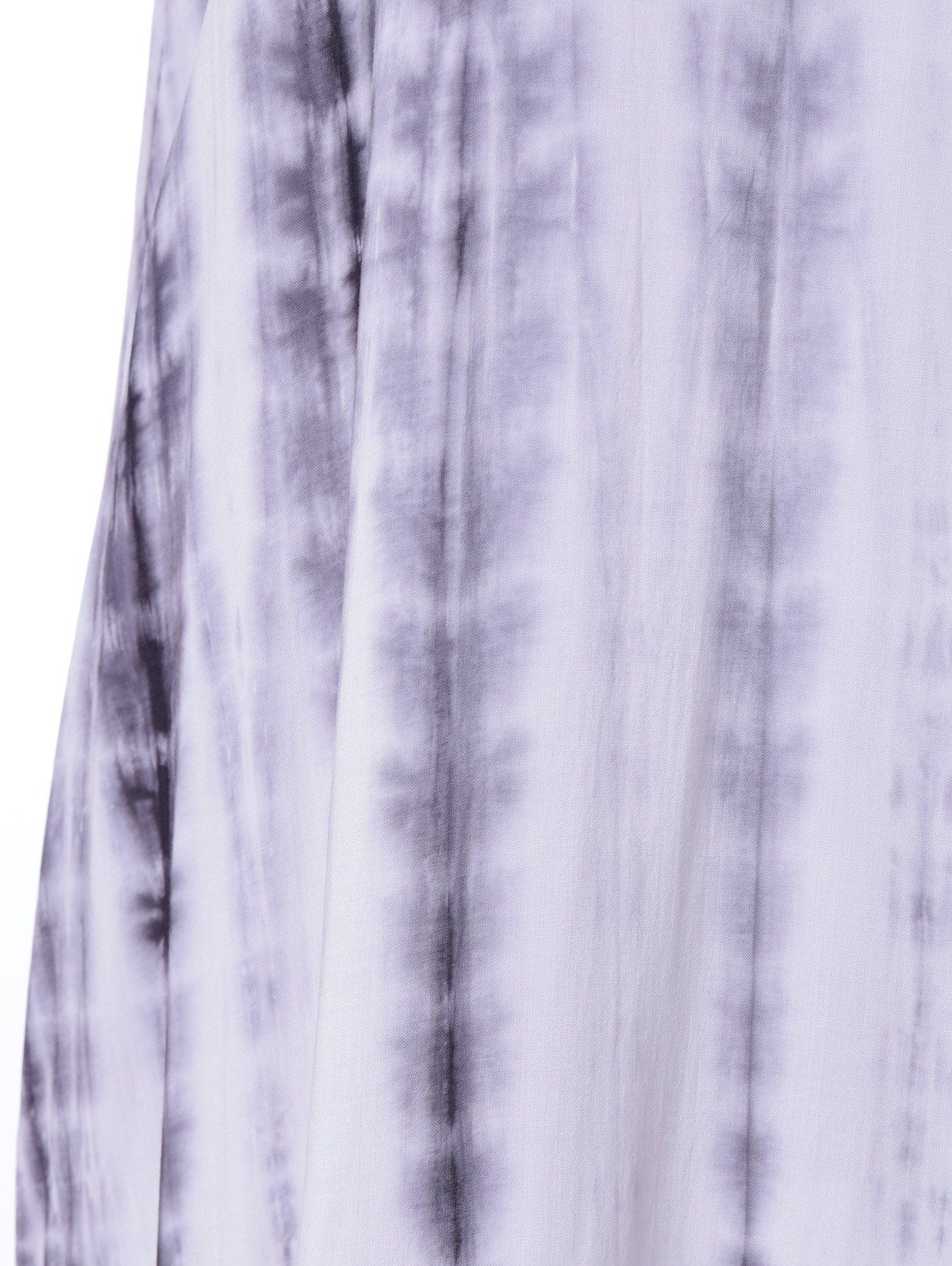 2018 Fashionable Tie Dye Low Cut Spaghetti Strap Dress For Woman White