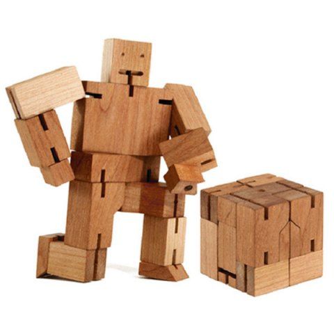 [41% OFF] 2019 Rubik's Cube Wooden 3D Handicraft Robot Model Toy In ...