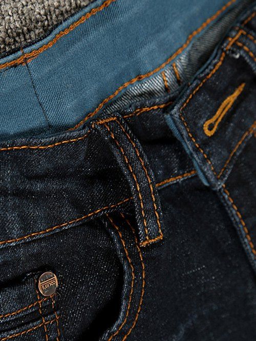 DressLily.com: Photo Gallery - Pocket Colorful Striped Zipper Fly Jeans