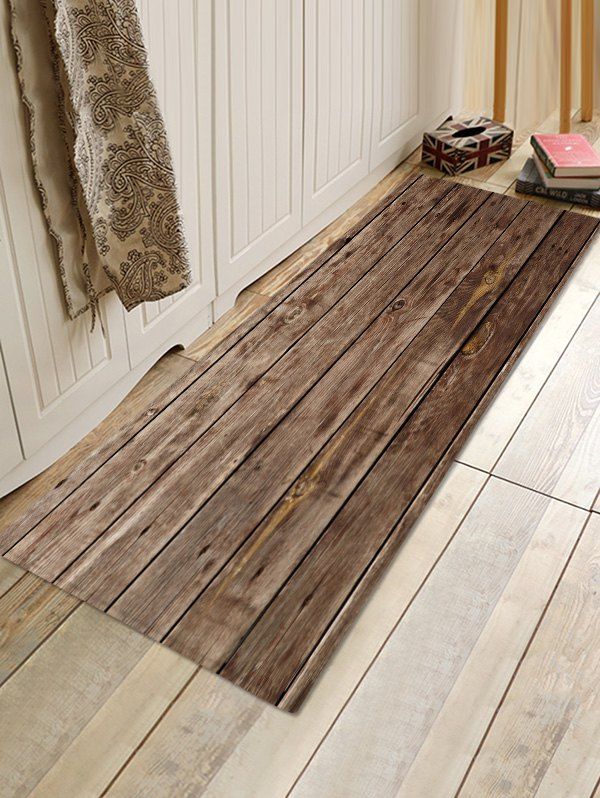 DressLily.com: Photo Gallery - Wooden Grain Pattern Print Floor Mat
