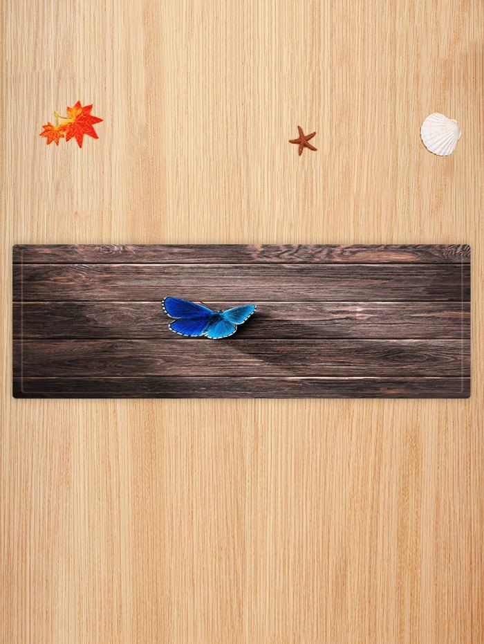 DressLily.com: Photo Gallery - Wood Grain Butterfly 3D Print Floor Rug
