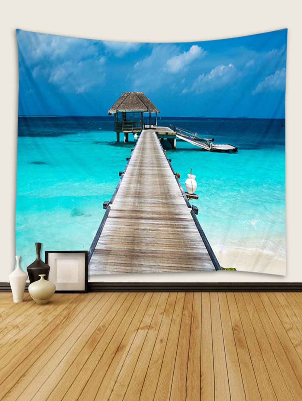 DressLily.com: Photo Gallery - Sea Beach Bridge 3D Print Wall Tapestry DressLily.com: Photo Gallery - Sea Beach Bridge 3D Print Wall Tapestry