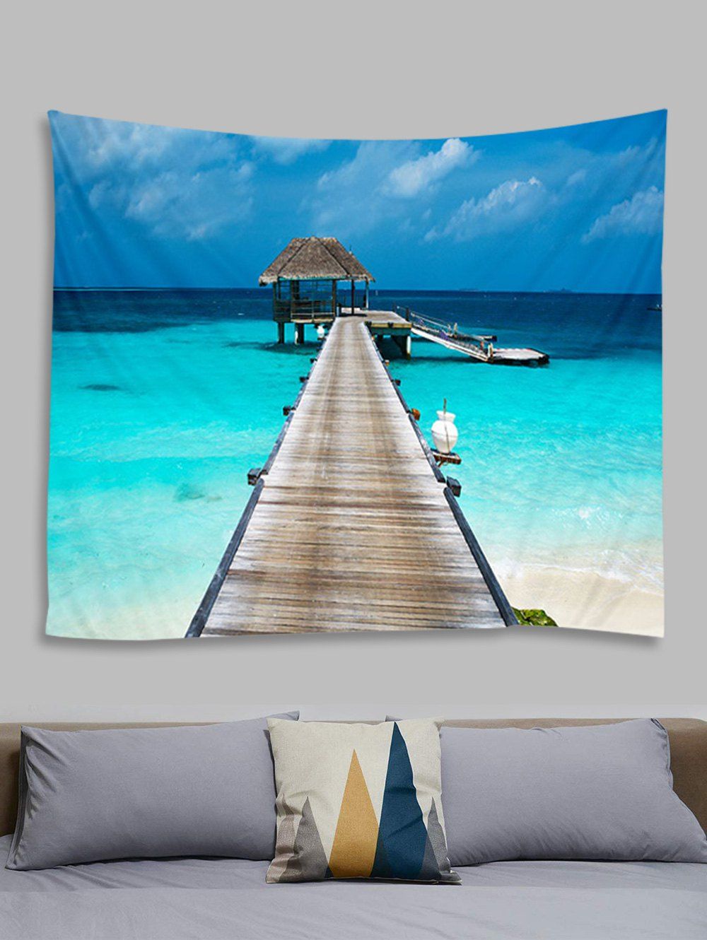 DressLily.com: Photo Gallery - Sea Beach Bridge 3D Print Wall Tapestry DressLily.com: Photo Gallery - Sea Beach Bridge 3D Print Wall Tapestry