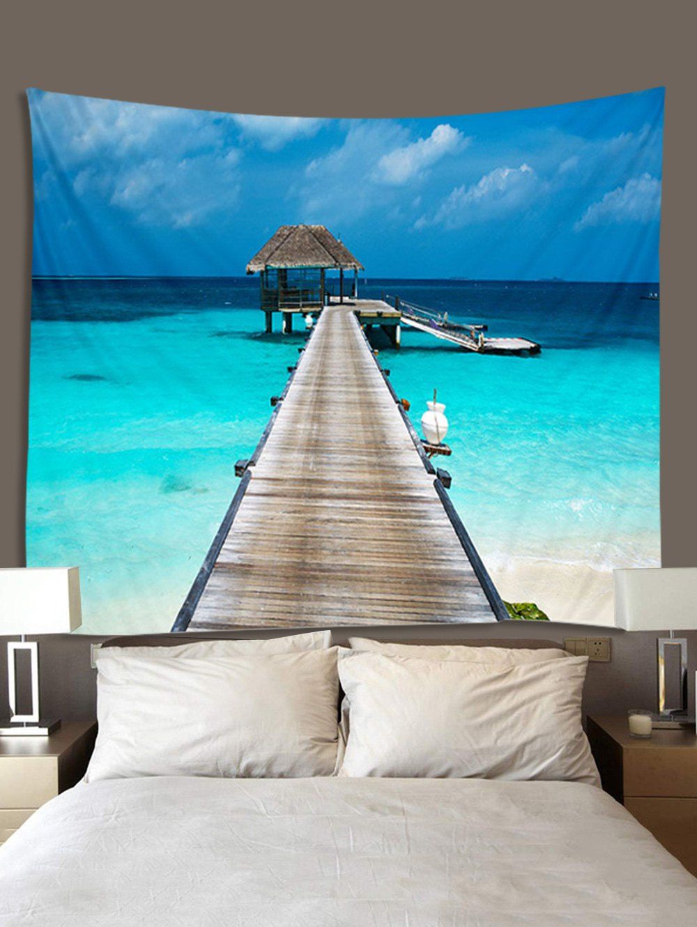 DressLily.com: Photo Gallery - Sea Beach Bridge 3D Print Wall Tapestry DressLily.com: Photo Gallery - Sea Beach Bridge 3D Print Wall Tapestry