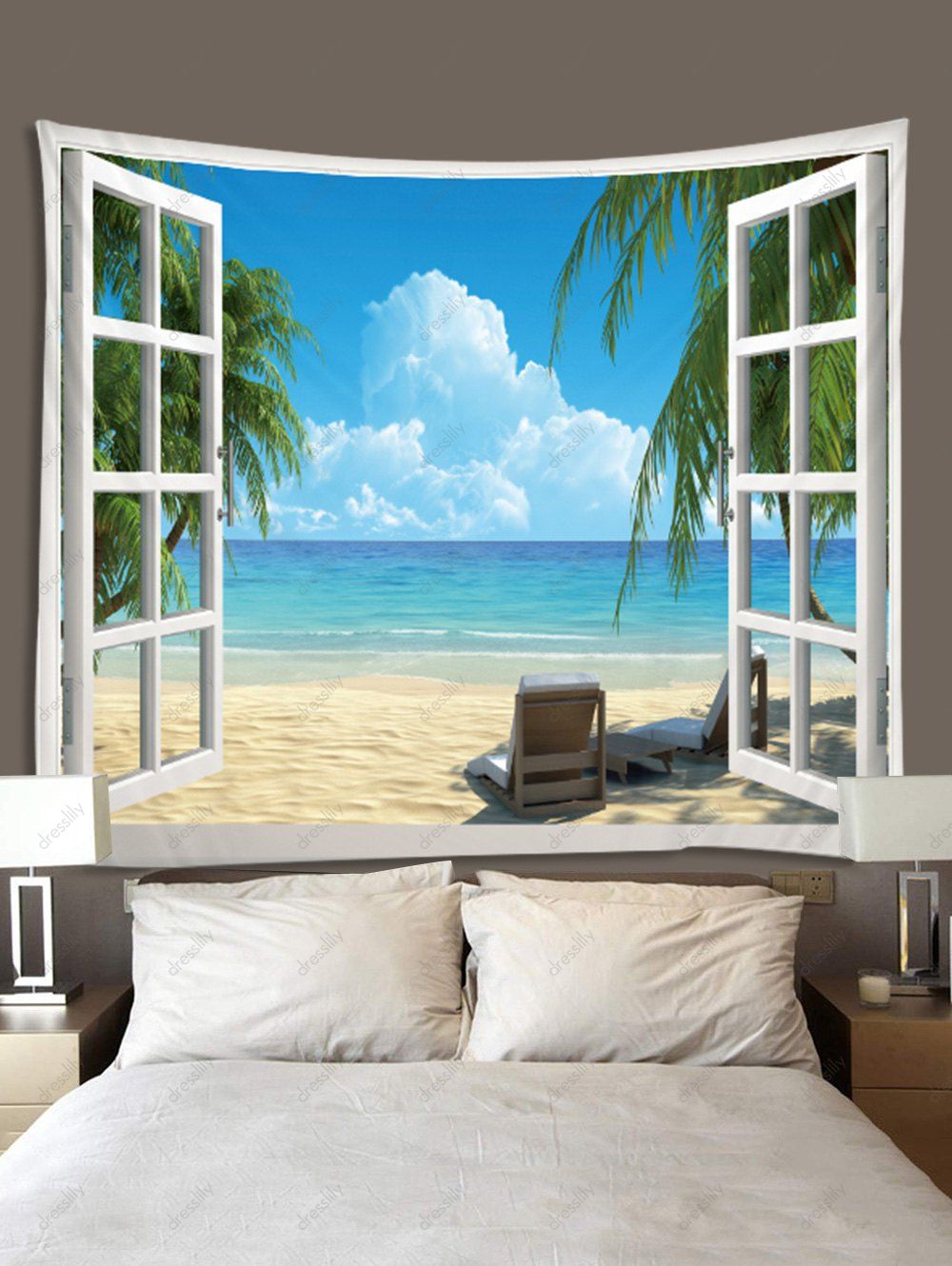 DressLily.com: Photo Gallery - Window Sea Pattern Printed Tapestry DressLily.com: Photo Gallery - Window Sea Pattern Printed Tapestry