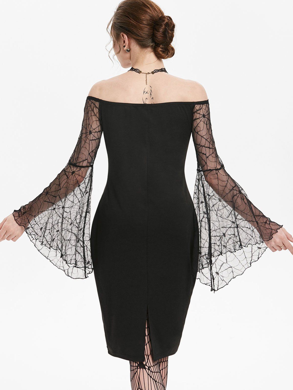 DressLily.com: Photo Gallery - Off The Shoulder Sheer Bell Sleeve ...