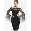 DressLily.com: Photo Gallery - Off The Shoulder Sheer Bell Sleeve ...