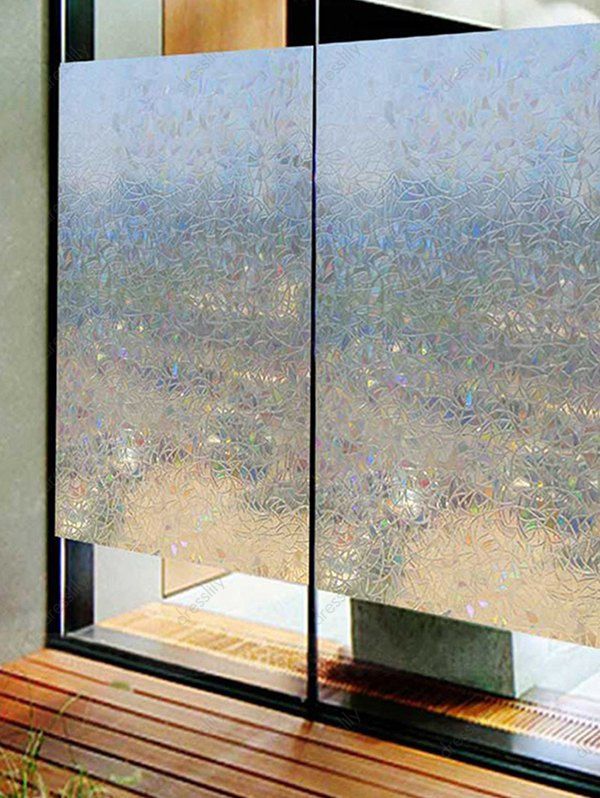 [38% OFF] 2020 Removable Geometric Refraction Static Glass Window Film ...