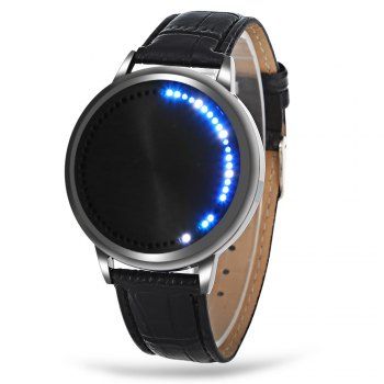 [41% OFF] 2025 Water Resistant LED Touch Screen Watch In BLACK | DressLily