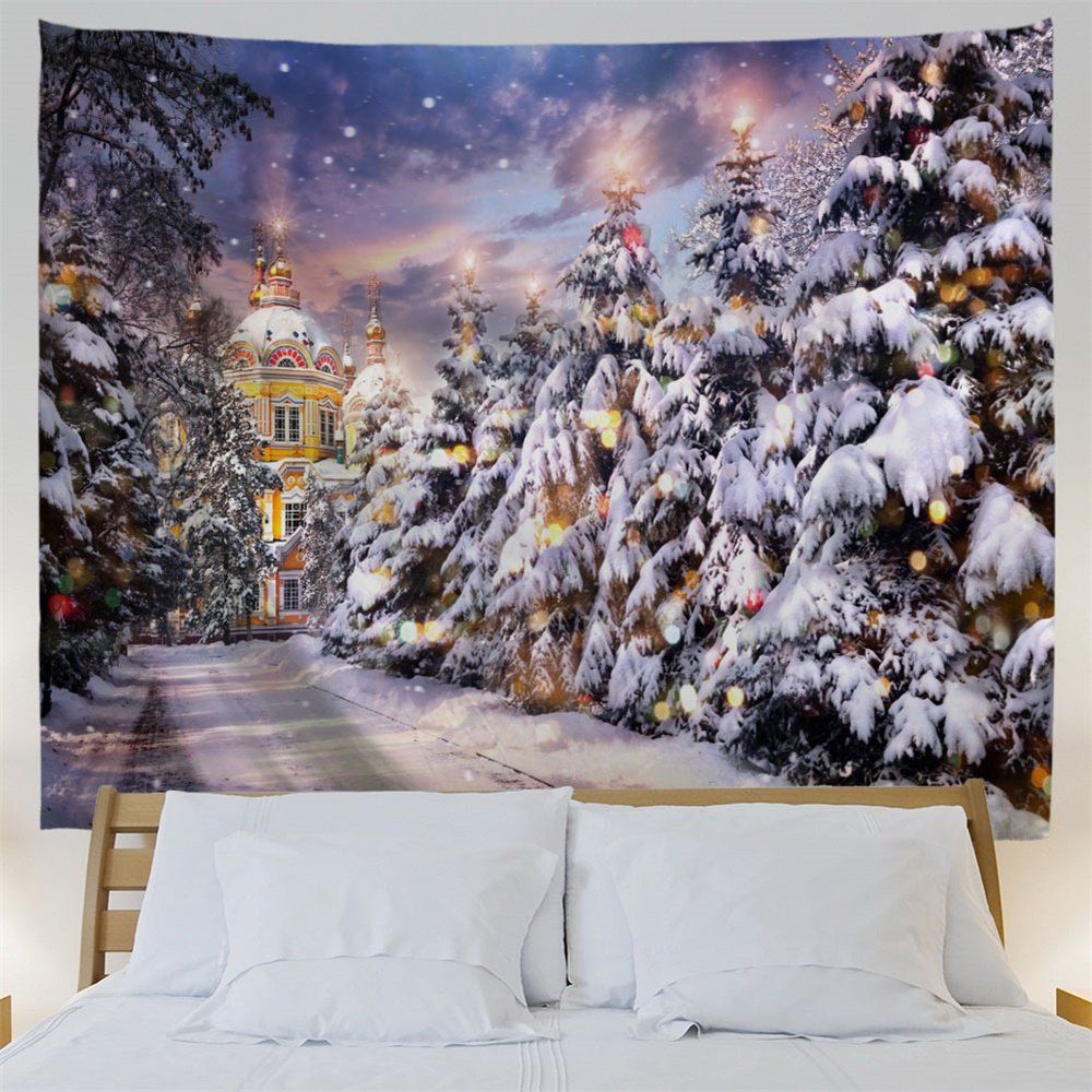 DressLily.com: Photo Gallery - Christmas Pathway Print Tapestry Wall ...