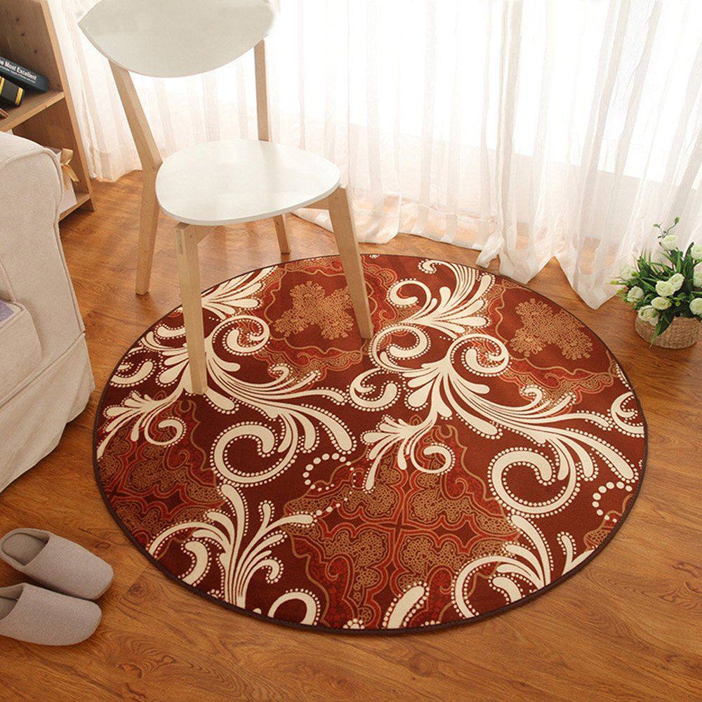 DressLily.com: Photo Gallery - Floor Mat Classic Floral Round Rug ...