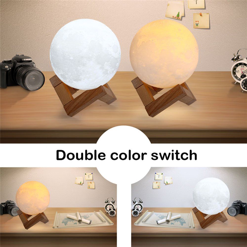DressLily.com: Photo Gallery - Night Light 3D Print Moon Lamp USB LED ...