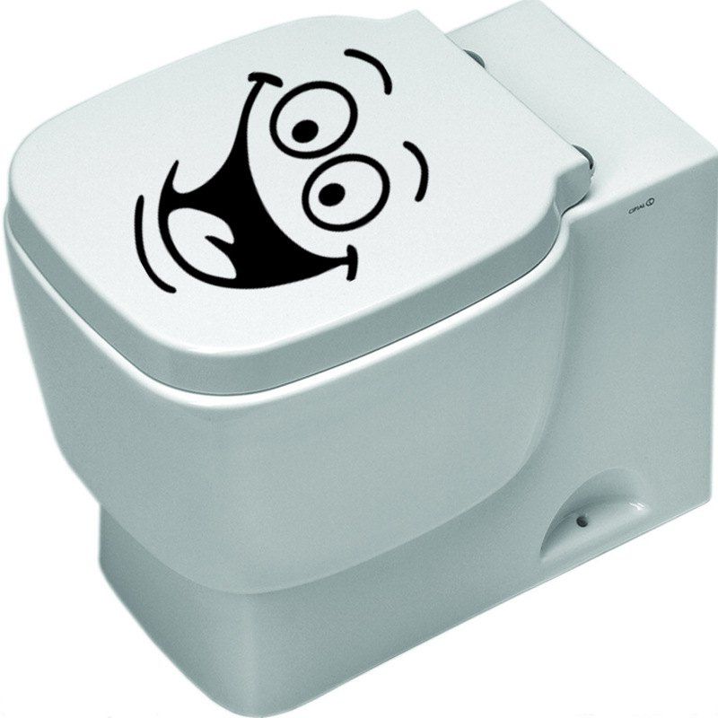 DressLily.com: Photo Gallery - Smile Face Laughing Toilet Stickers Diy ...