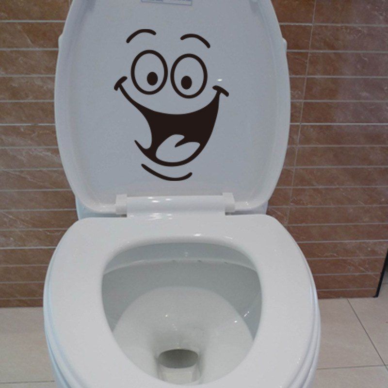 DressLily.com: Photo Gallery - Smile Face Laughing Toilet Stickers Diy ...