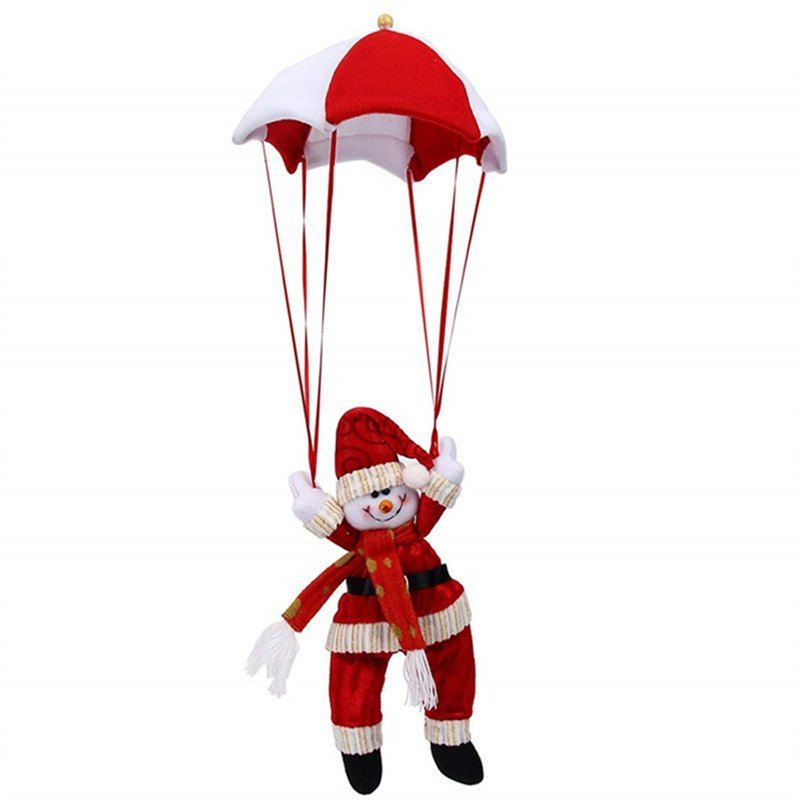 [41% OFF] 2020 Christmas Snowman With Parachute Hanging Decoration ...