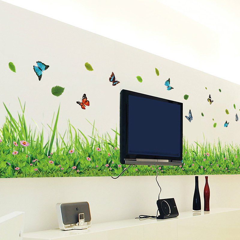DressLily.com: Photo Gallery - Beautiful Flowers And Plants PVC Wall ...