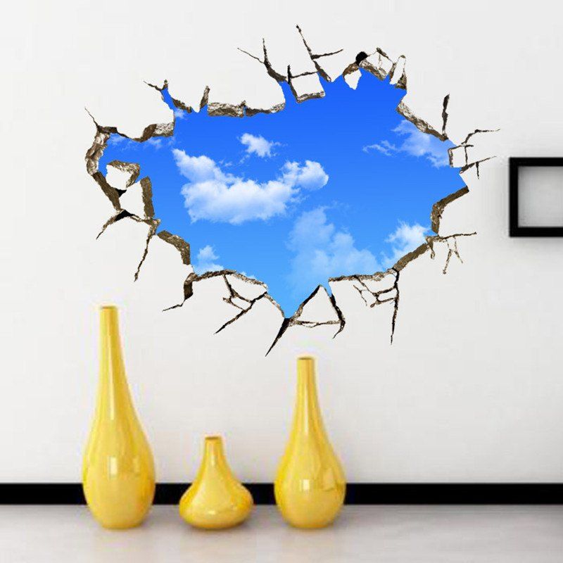 DressLily.com: Photo Gallery - Blue Sky and White Clouds 3D Solid ...